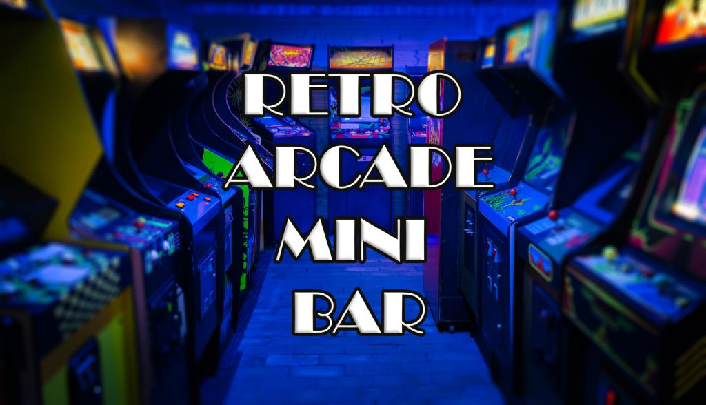 Retro Arcade Mini Bar Hire | The Pod Group